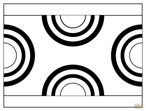 Assyrian Pattern Coloring Page Free Printable Coloring Pages