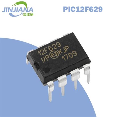 1pcs Pic12f629 Ip Pic12f629 12f629 Dip 88 Pin Flash Based 8 Bit Cmos