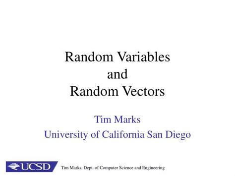 Ppt Random Variables And Random Vectors Powerpoint Presentation Free