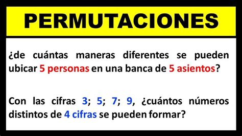 Variaciones Permutaciones Y Combinaciones Conceptos Clave