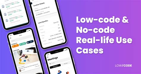 low code no code real life use cases