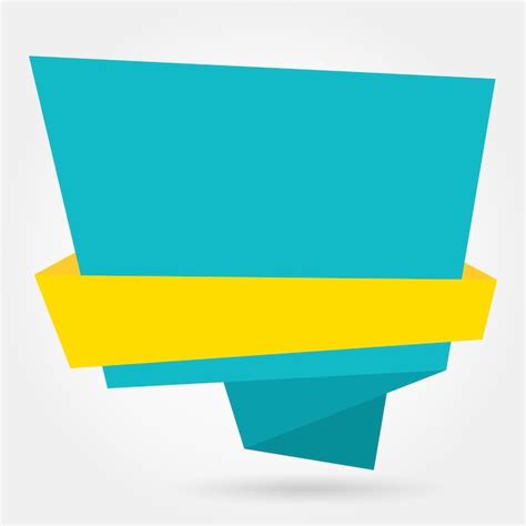 Premium Vector Ribbon Label Banner Design Template