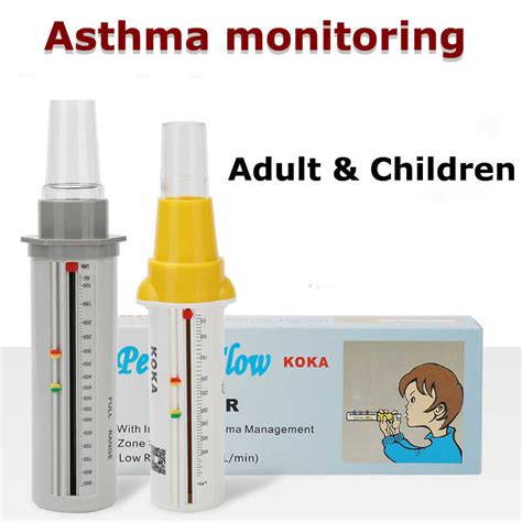 Pulmonary Function Tester Lung Activity Exhalation Peak Speed Flow Rate Meter Asthma Monitoring