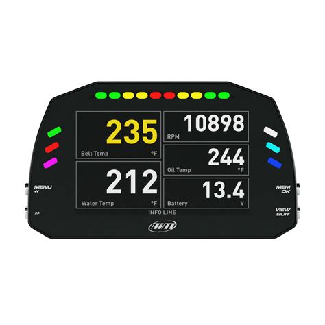 Aim 5 Tft Dash Display With Race Icons For Pdm08pdm32