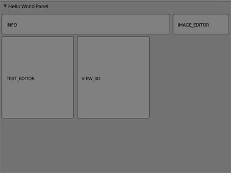 Emulating The Screens Area Layout In A Panel Layout Python Support