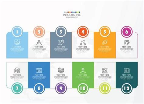 Infographic 12 Elements Vector Art Icons And Graphics For Free Download