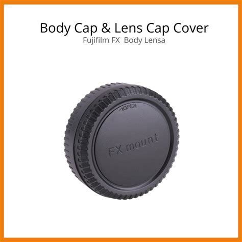 Jual Body Cap Lens Rear Cap Cover Mirrorless Fujifilm Fx Shopee Indonesia