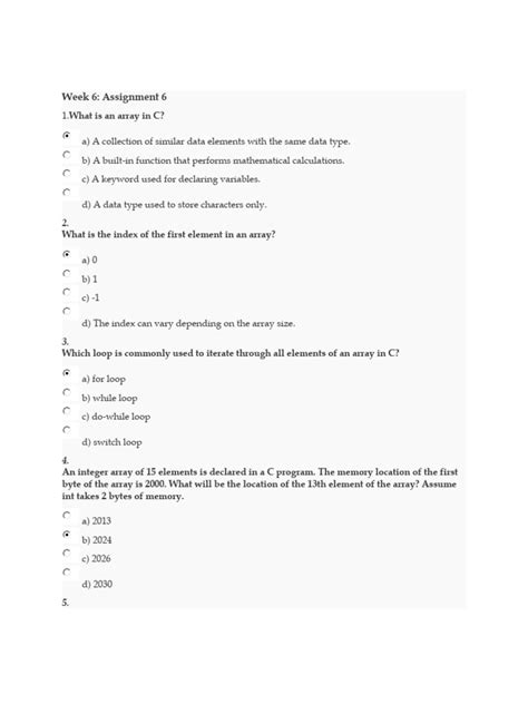 week 6 assignment pdf