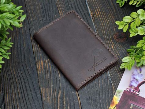 Обложка для паспорта кожаная co_002_brown — цена 309 грн в каталоге ...
