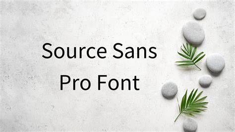 Source Sans Pro Font Free Download