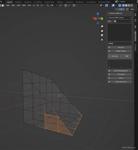 blender基础操作：面操作细分、整体切分、挤出、内插、尖分、融并、切割、面的法向、填充等 blender内各名词解释 csdn博客