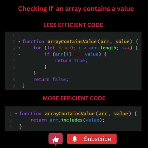 Checking If An Array Contains A Valuejavascriptcodingprogramming