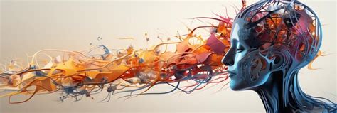 Premium Ai Image Artificial Intelligence Inspired Robot Brain Concept Colorful Illustration