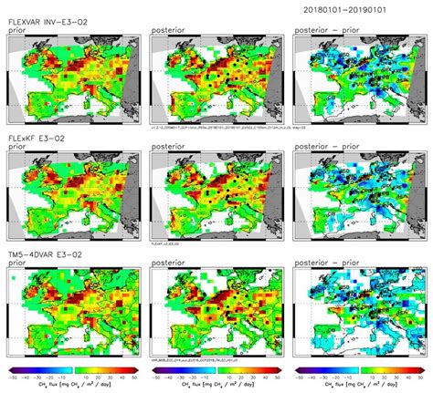 Annual Average Ch4 Emissions Derived For Year 2018 Using Flexvar Upper Download Scientific