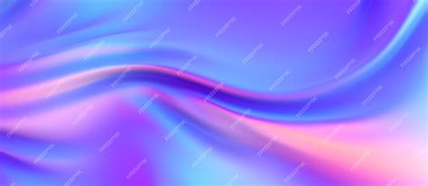 Premium Photo | Iridescent chrome wavy gradient cloth fabric abstract ...
