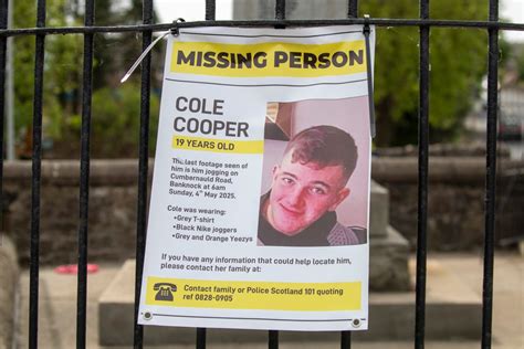 Mum Of Missing Scots Teen Cole Cooper Shares Heartbreaking Post After