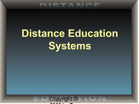 distance powerpoint
