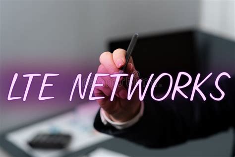 Inspiration Showing Sign Lte Networks Concept Meaning Fastest Network Connection Available For