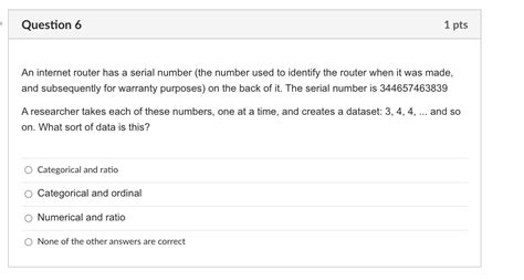 Solved Question Pts An Internet Router Has A Serial Chegg Com
