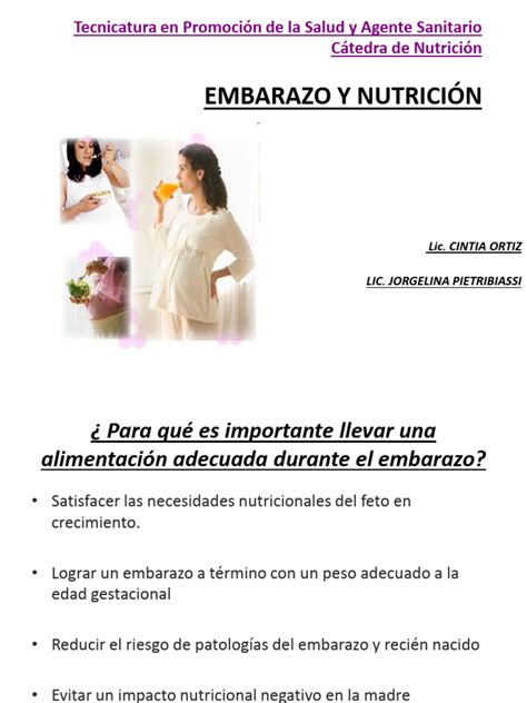 Nutrición En Embarazo Y Lactancia Pdf El Embarazo Nutrición