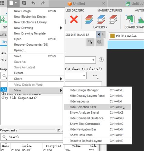 Solved How To Hide This Left Panel Autodesk Community