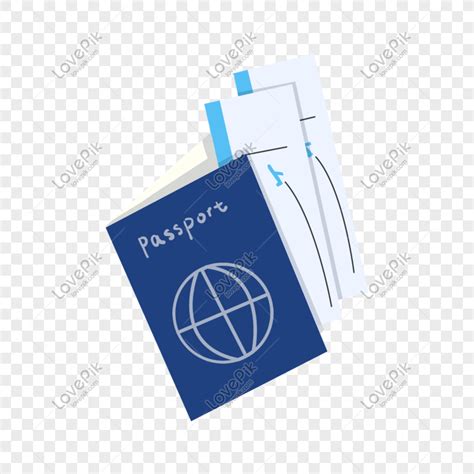 파란색 여권 Png 일러스트 및 벡터 이미지 무료 다운로드 Lovepik
