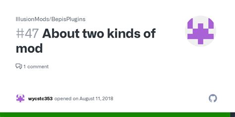 about two kinds of mod · issue 47 · illusionmods bepisplugins · github