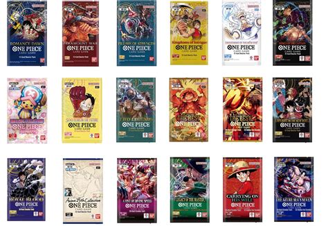 One Piece Card Game Booster Pack Pick Your Set English Op01 Op16