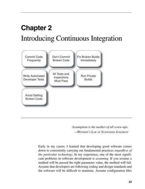 Pdf Introducing Continuous Integration Searchsoftwarequality
