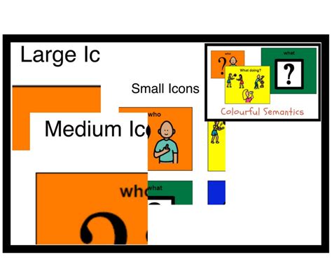 Colourful Semantics Icons Large Medium Small Ebp Education