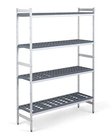 Fermostock® Grundregal 5711 Mit 4 Auflagen Intuitive Sauberkeit Für