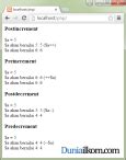 Pengertian Dan Jenis Operator Increment Dan Decrement PHP Duniailkom