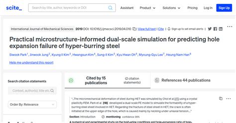 Citation Report Practical Microstructure Informed Dual Scale