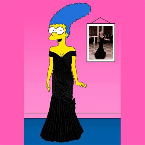 Marge Simpson Iconic Dresses By Alexsandro Palombo Runway Magazine