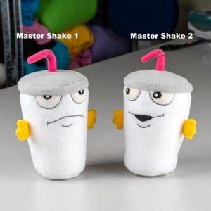 Master Shake Plush Aqua Teen Hunger Force Inspired Handmade Soft Toy