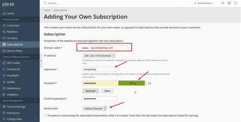 How To Create A Subscription In Plesk Plesk Tips And Tricks