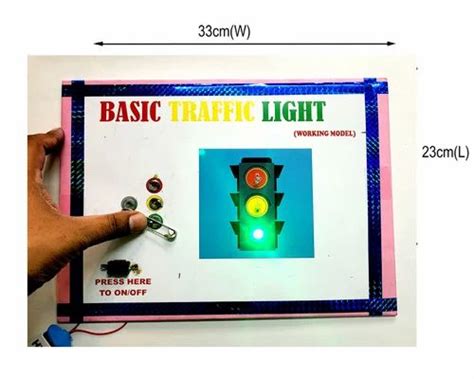 basic safety pin traffic light traffic light system school project