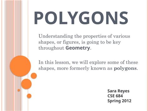Describing And Comparing Properties Of Polygonspptx