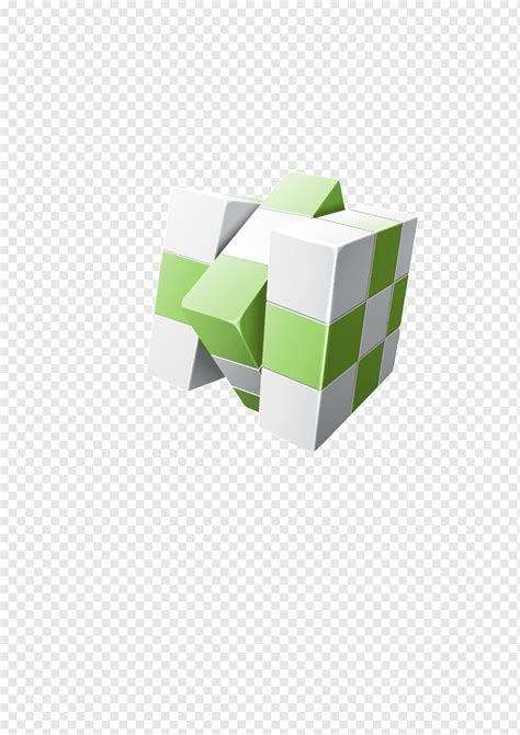 Rubiks Cube Three Dimensional Space Nine Grid Cube Angle 3d Computer Graphics Rectangle Png