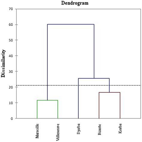 Two‐dimensional Dendrogram Obtained By The Cluster Analysis Of The Download Scientific Diagram