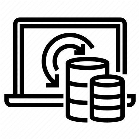 Data Portability Database Gdpr General Data Protection Regulation Icon