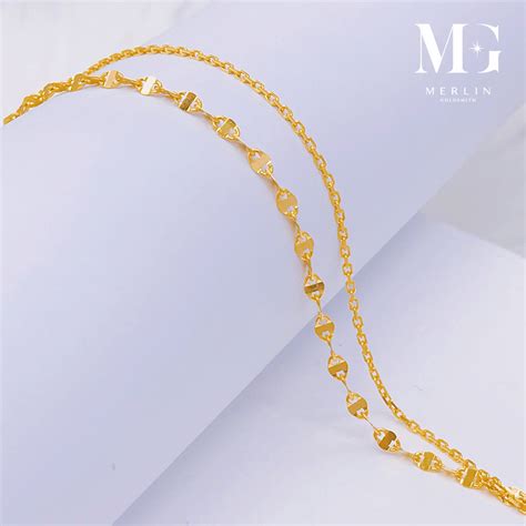 916 Gold Two Layer Cd X Wanzi Bracelet Merlin Goldsmith