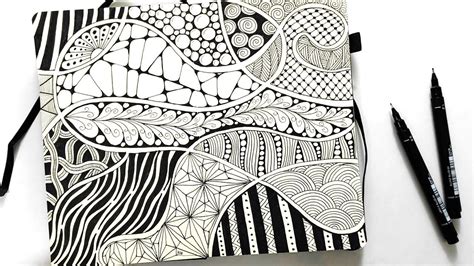 Zentangles For Beginners Zentangle Patterns Tutorial Youtube