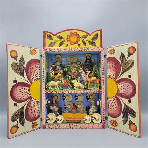 Traditional Peruvian Art Peruvian Folk Art Wall Hanging Latin