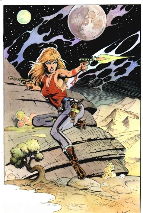 Comic Book Art Girl