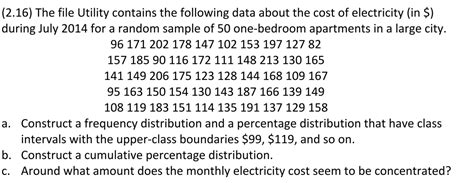 Solved 216 The File Utility Contains The Following Data