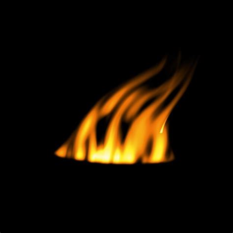 Premium Photo Digital Fire Effect On Black Background