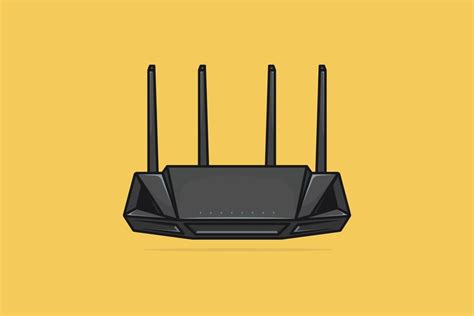 Premium Vector Modem Internet Router Technology Device Vector Illustration