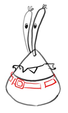 Step By Step Lesson How To Draw Mr Krabs From Spongebob Squarepants How To Draw Step By