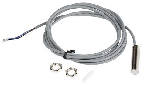 RS PRO M12 X 1 Capacitive Proximity Sensor Barrel PNP Output 2 Mm Detection IP67 RS